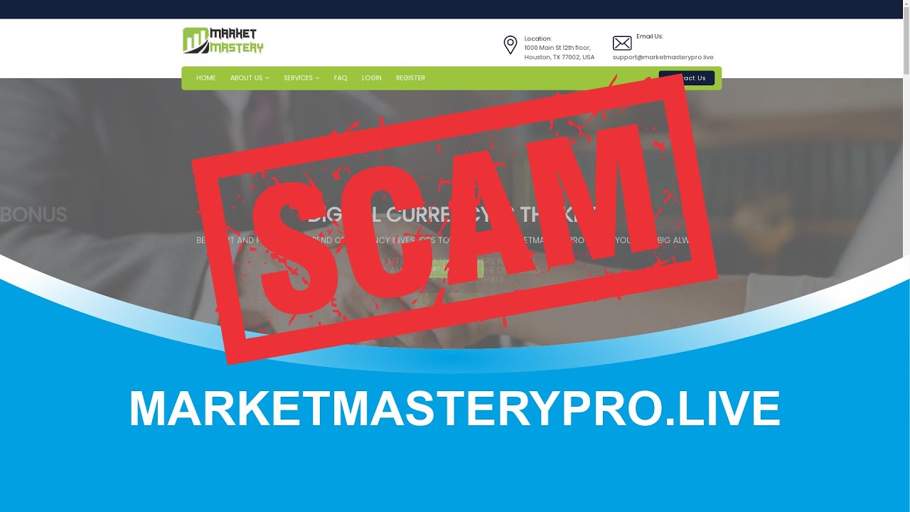 Marketmasterypro.live SCAM - YouTube