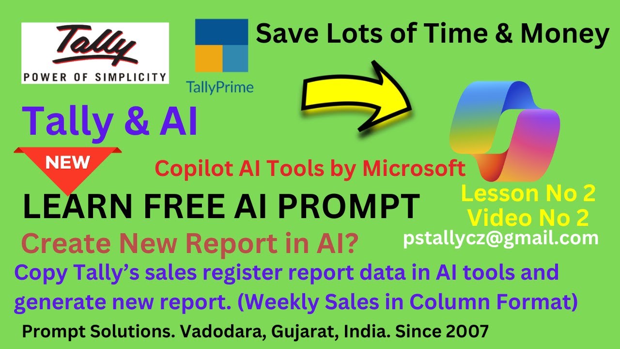 V4: Tally's sales register report data copy in Free AI Tools and Create ...