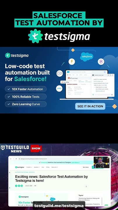 Automate Salesforce With Testsigma 🙌 Youtube