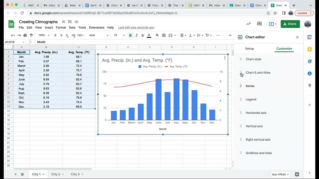 "How To" Create Climographs - YouTube