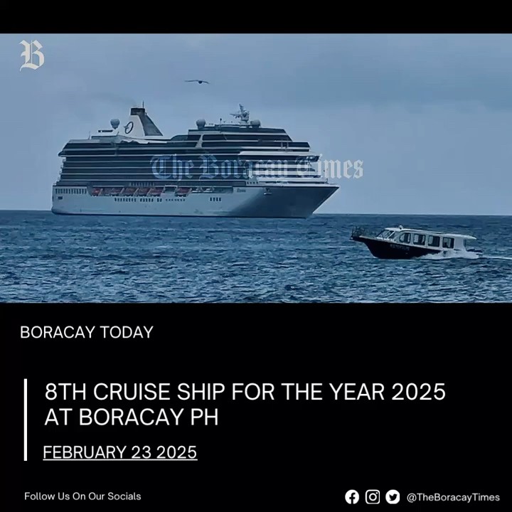 Maiden Call of MV Riviera - 8th Cruise Ship for 2025 at Boracay PH ...