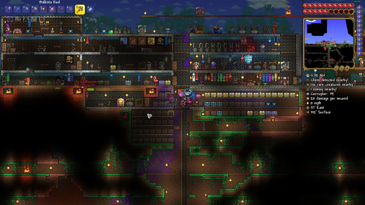 LockDown LAN #54 - Terraria - Wall of Flesh Expert - YouTube