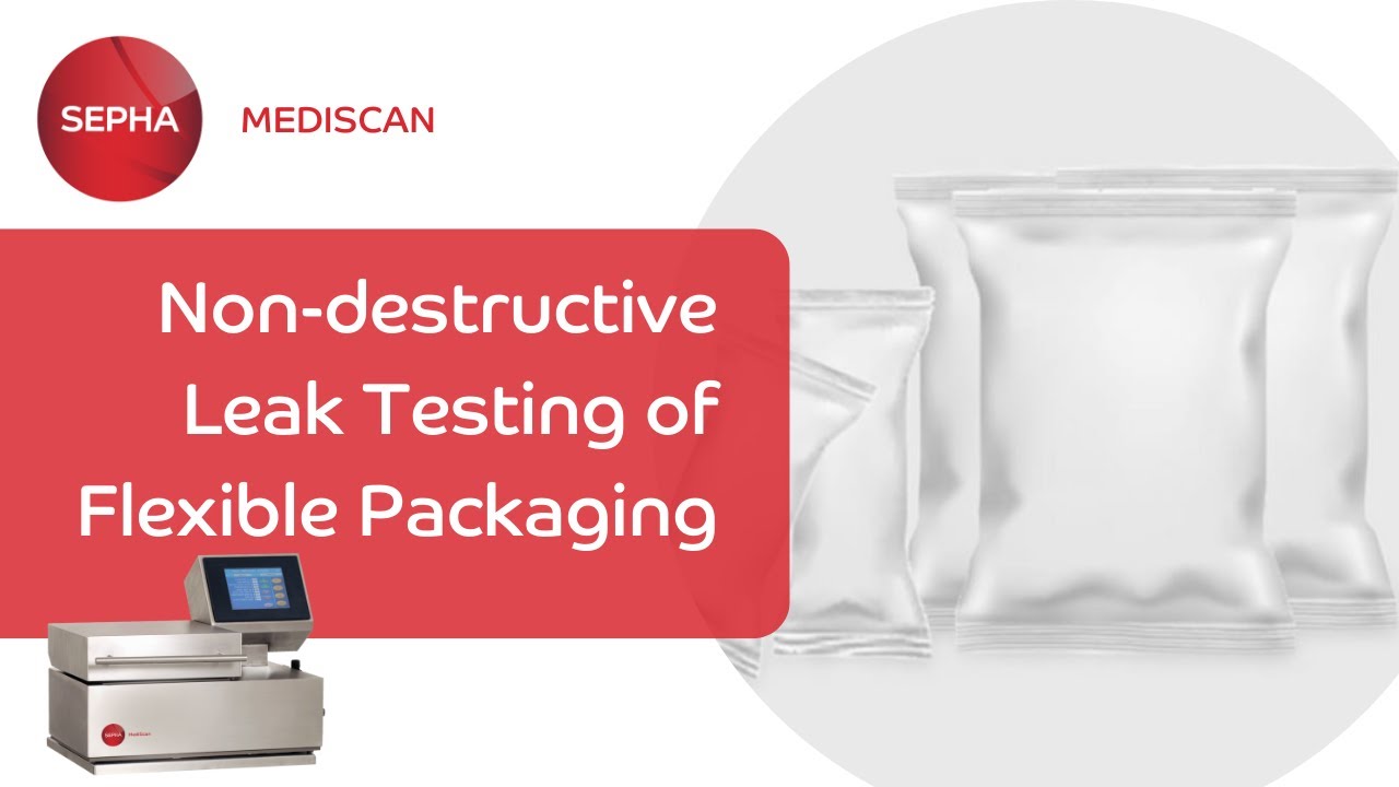 Non-destructive packaging leak test for flexible packaging down to 10 ...