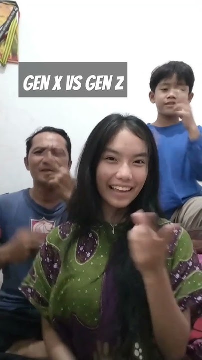 Keseruan Gen X VS Gen ZBeda generasi namun sama dalam berkreasi, sangat terlihat gen x delay ...