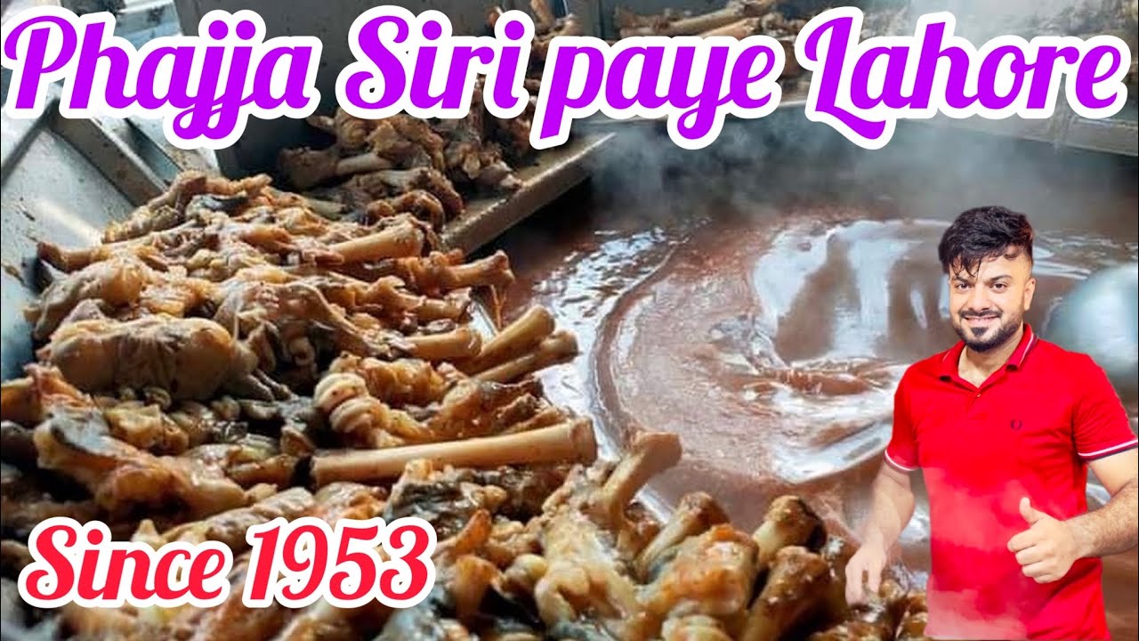 Phajja Siri Paye Lahore 😋 - YouTube