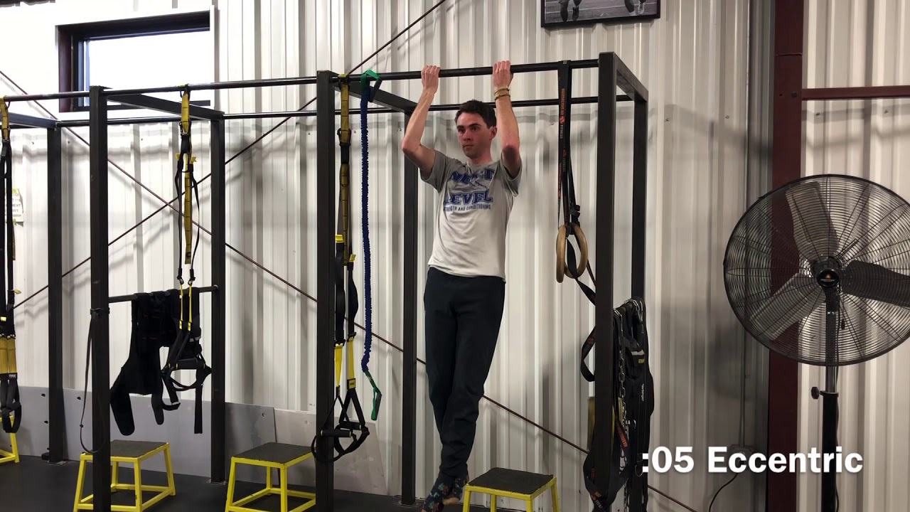 Chin-Up :05 Eccentric and :03 Isometric - YouTube