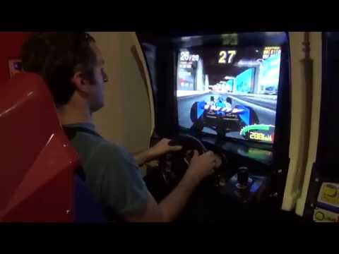 Indy 500 for Arcade Sega Model 2 gameplay on Bay Side Street track in ...