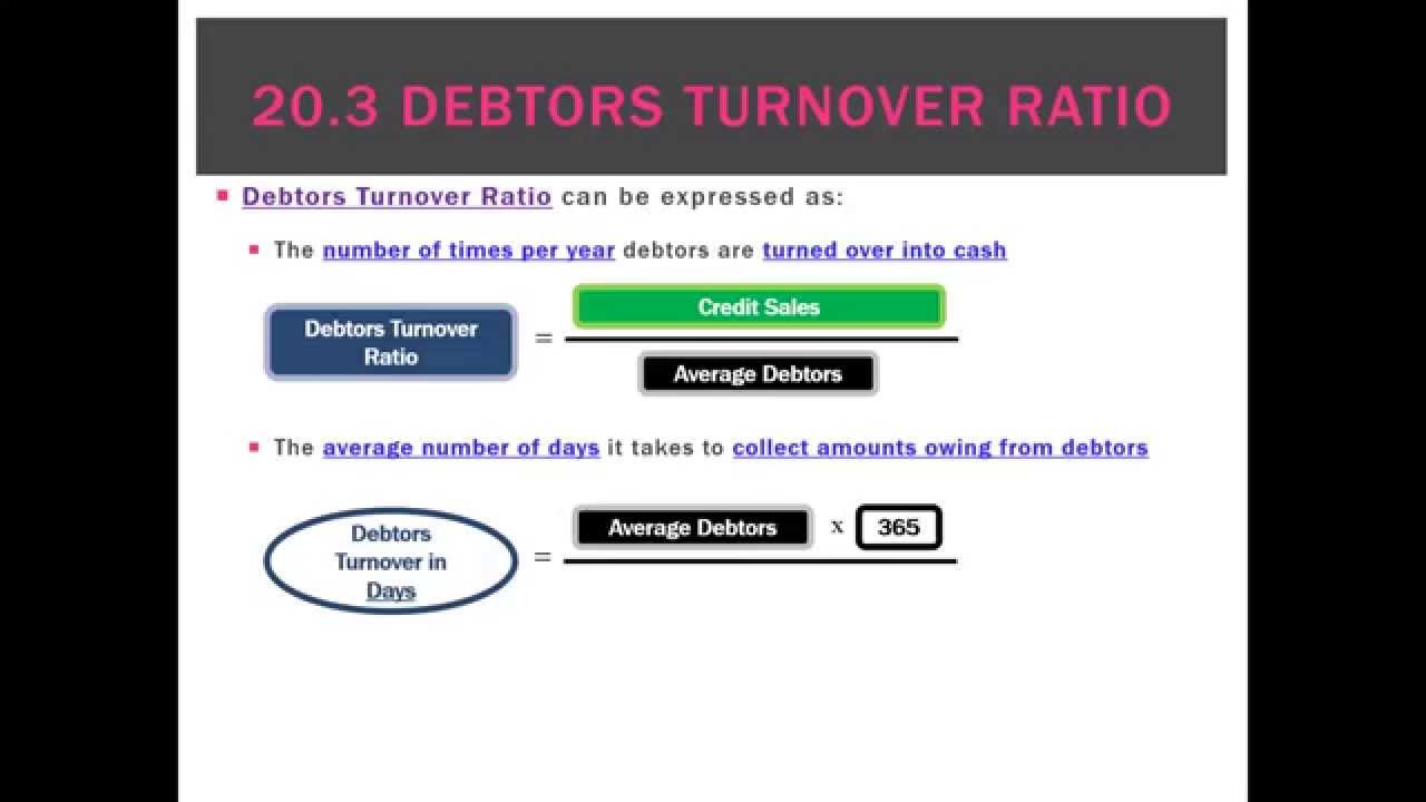 20 3 Debtors Turnover Ratio YouTube 20-3-debtors-turnover-ratio-youtube