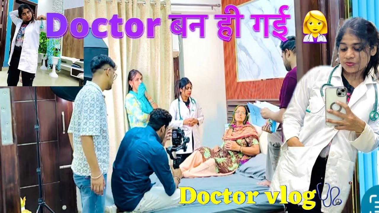 A day in life of a doctor ||doctor बन गई ||doctor vlog #shoot #doctor # ...