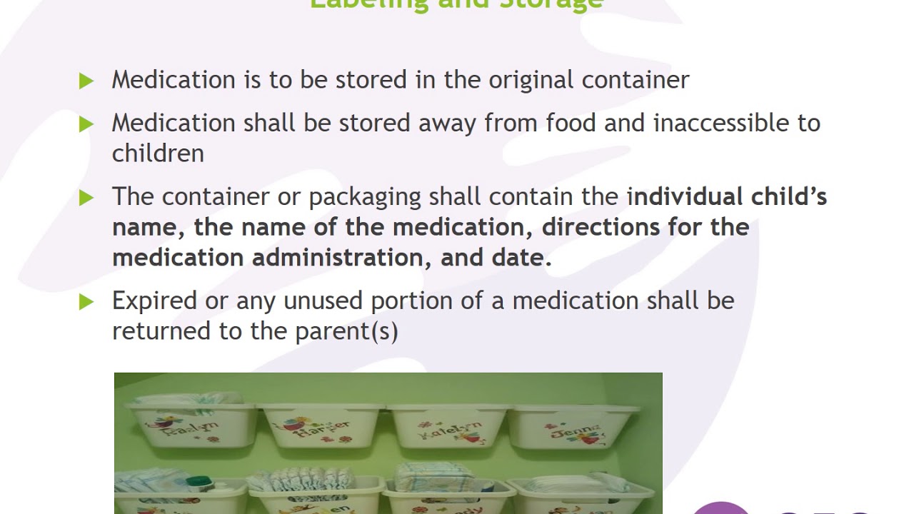 Info for Child Care Providers Medication Administration - YouTube