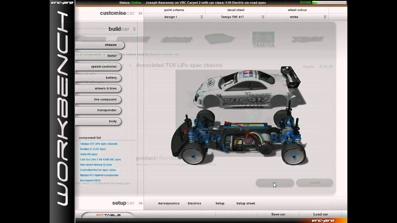 Introduction to VRC PRO - Part 2 - Building Your Car - YouTube