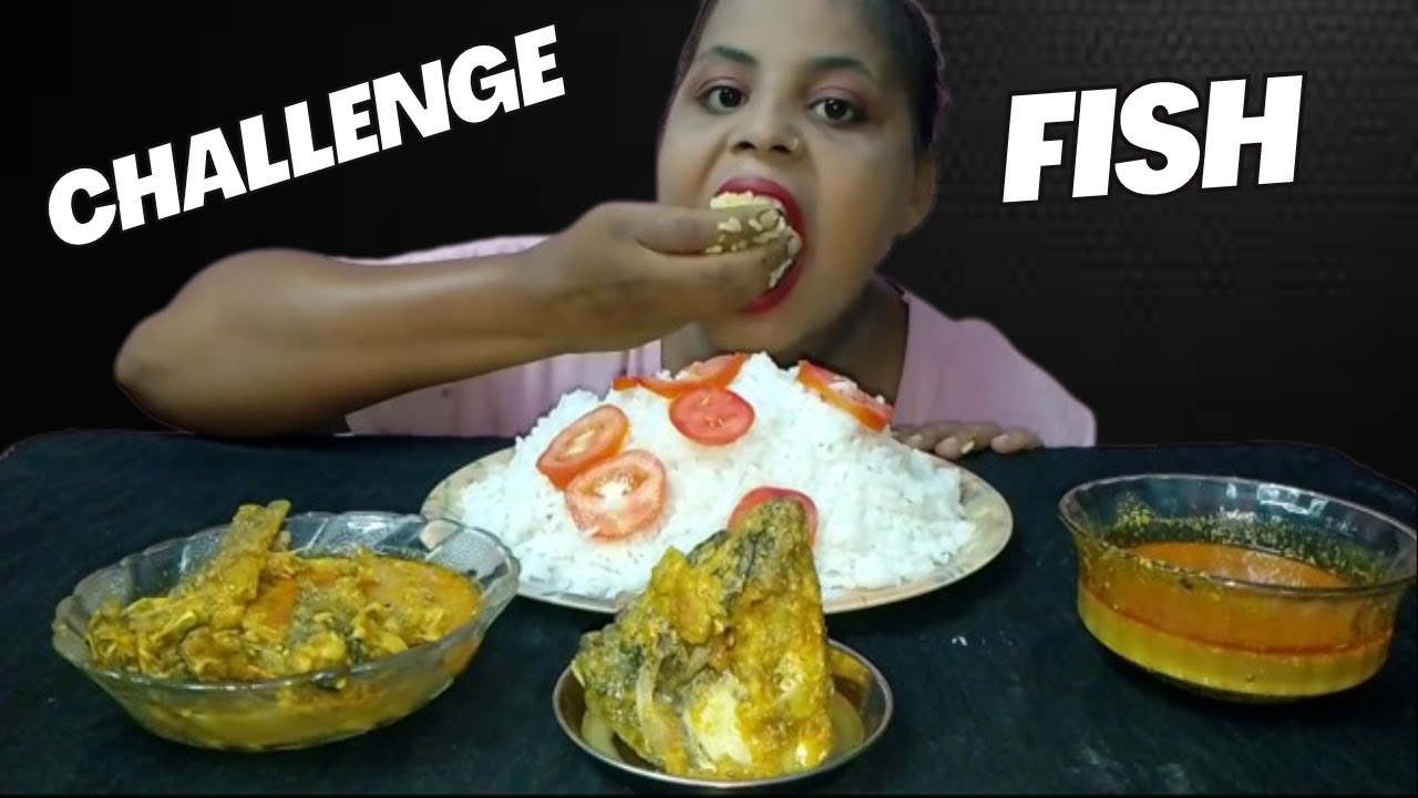 Fish Challenge 🍽🍽 ASMR Eating || Challenge - YouTube