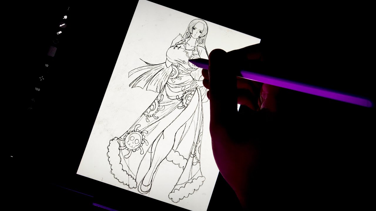 How to draw beautiful anime waifu for beginners // Step by step drawing ...