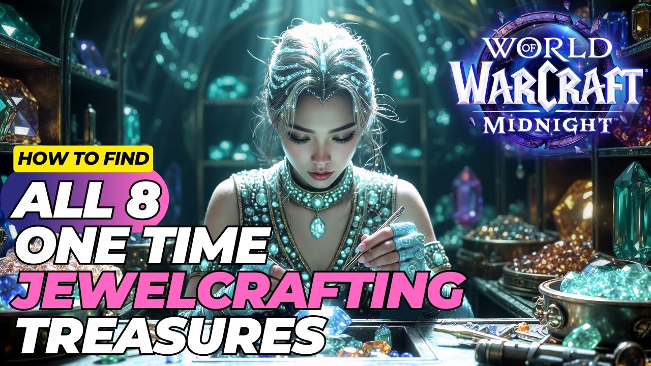 Midnight Jewelcrafting All 8 Knowledge Treasure Locations - Full ...