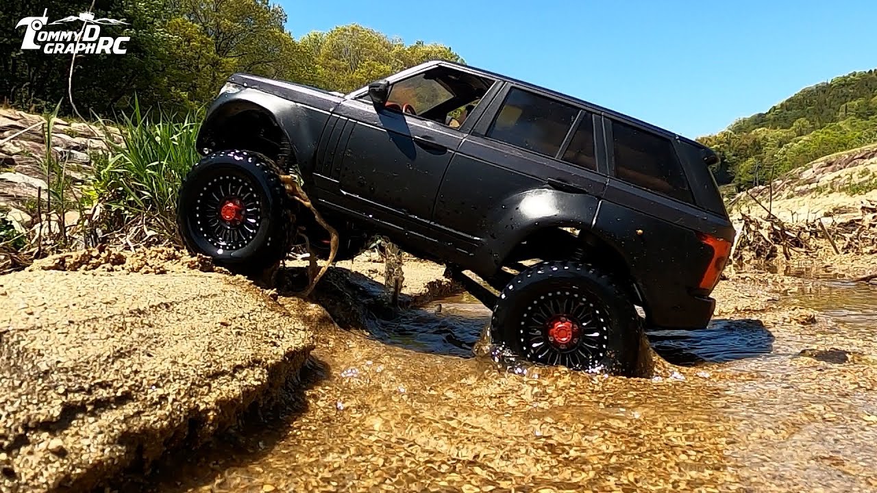 TAMIYA CC-02 Chassis Custom Landrover Rangerover 1:14 Body River ...