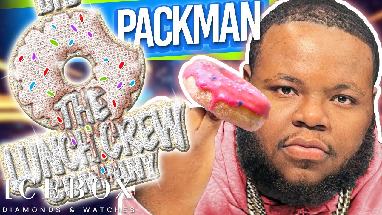 BFB Da Packman Orders a $100,000 Donut at Icebox! - YouTube