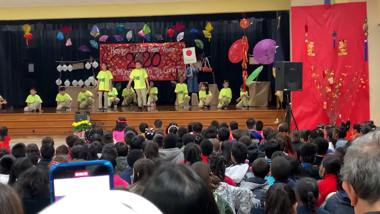 Lunar New Year in Carmichael Elementary School - YouTube