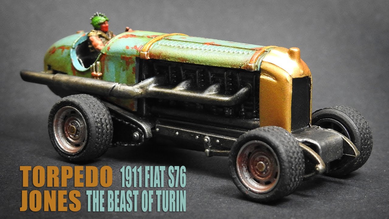 28.4 Litre 1911 Fiat S76 Hot Wheels Torpedo Jones Custom 'The Beast Of ...