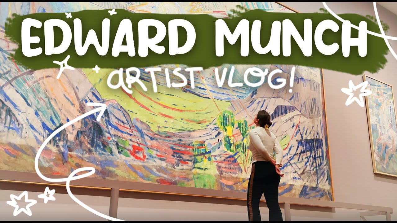 ARTIST VLOG Inspirational Art Museum, Edward Munch, Drawing ...