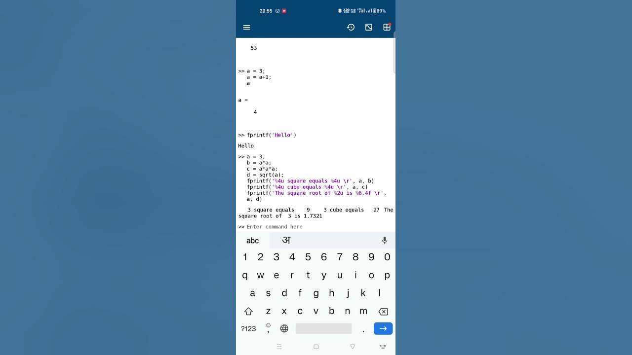 Write your first MATLAB Program - YouTube