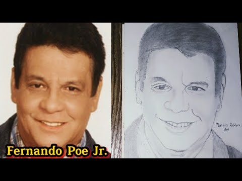 How To Draw FPJ (Fernandoe Poe Jr. Portrait) - YouTube