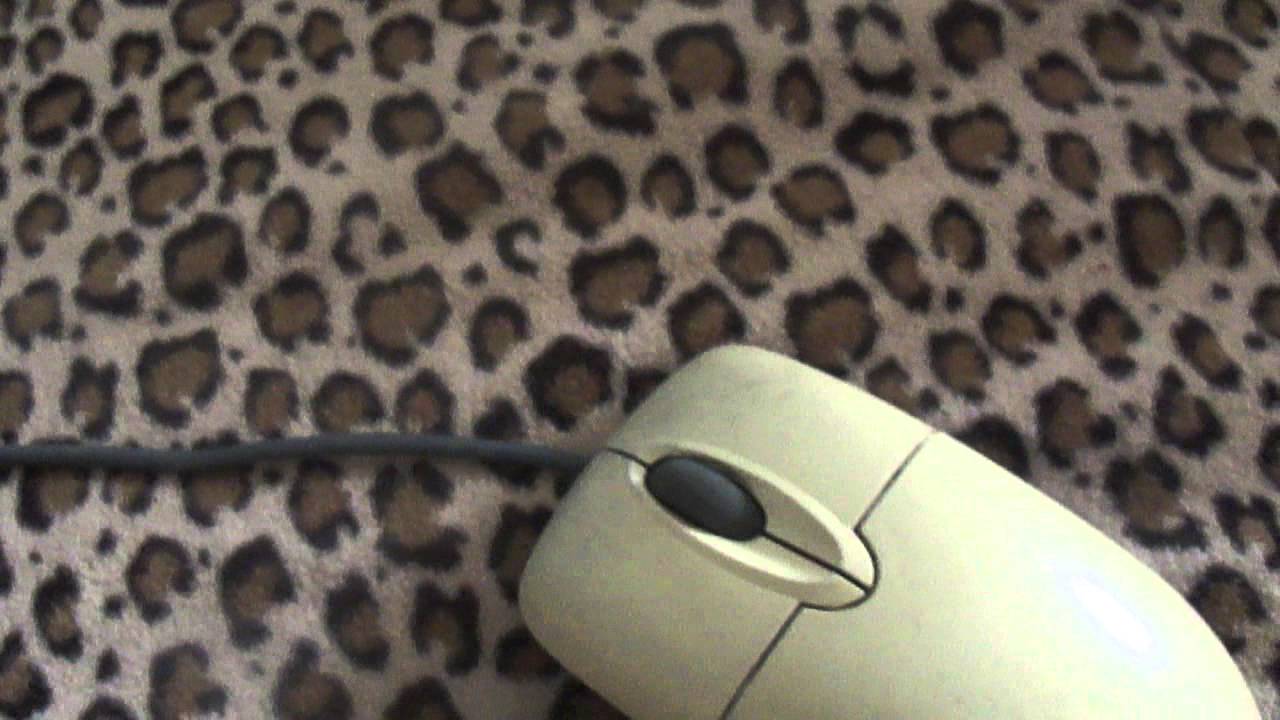 Old Awesome Microsoft mouse - YouTube