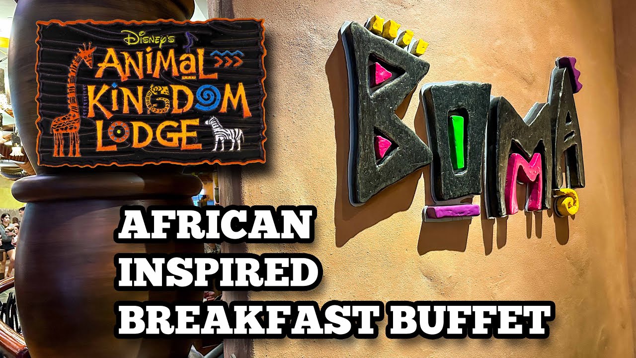 Disney's Animal Kingdom Lodge Boma Breakfast Buffet: An African ...