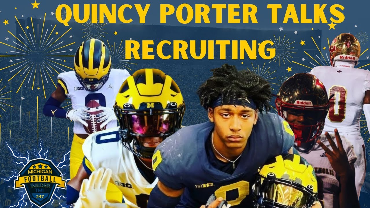 Inside Michigan Recruiting with Top247 WR Quincy Porter - YouTube