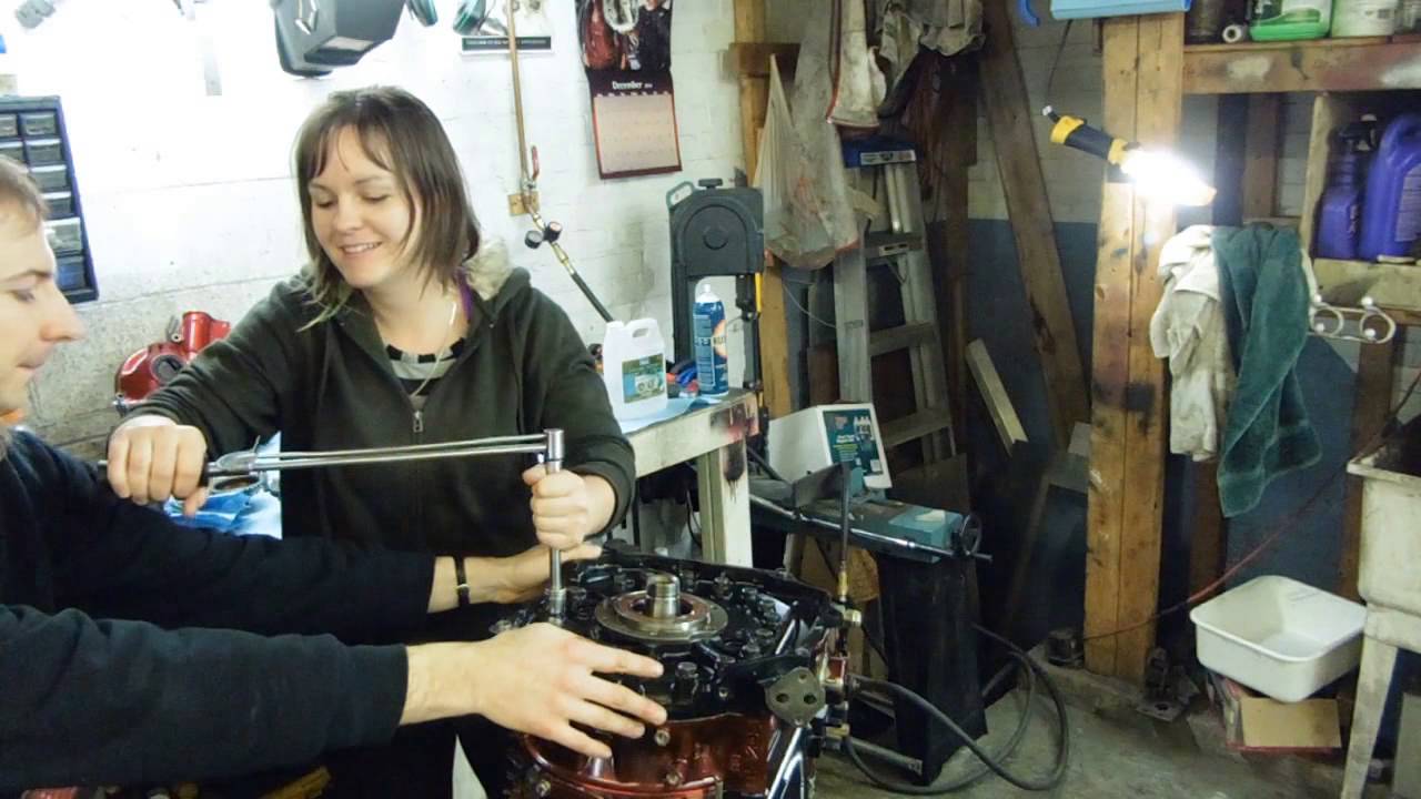Bridgeported 13B Rotary Engine Assembly With Lynnette And Aaron - YouTube