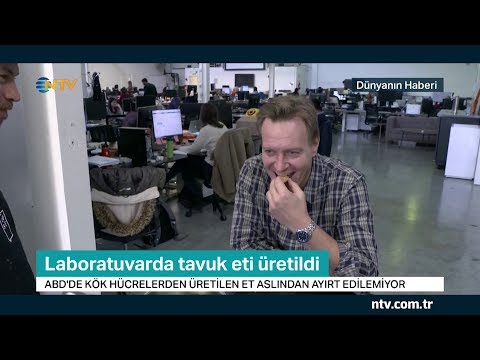 Laboratuvarda tavuk eti üretildi