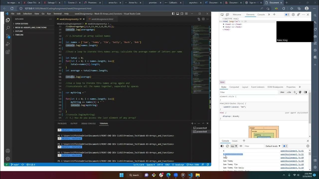 How to create Arrays in Visual Studio Code using JavaScript js - YouTube How to create Arrays in Visual Studio Code using JavaScript js - YouTube