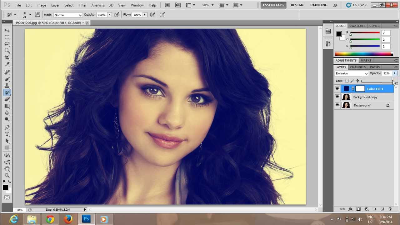 Photoshop Cs5 Vintage Effect For Beginners Youtube