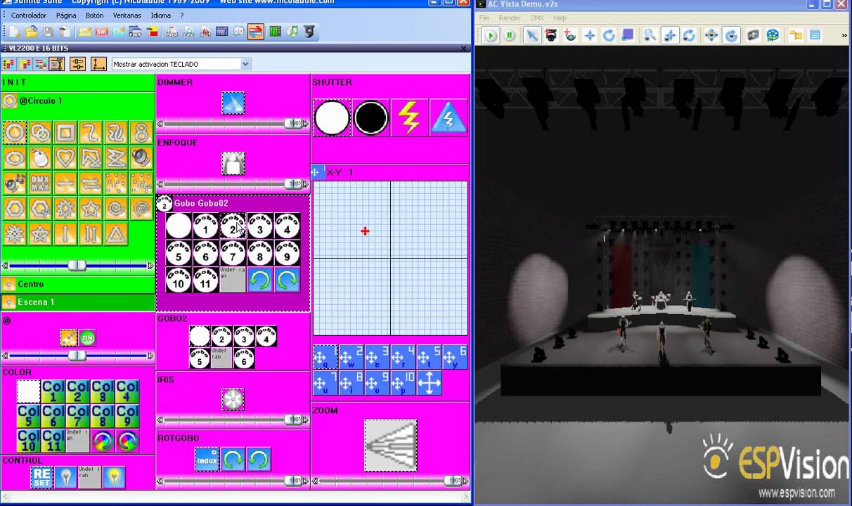 SUNLITE DMX ESP VISION - YouTube