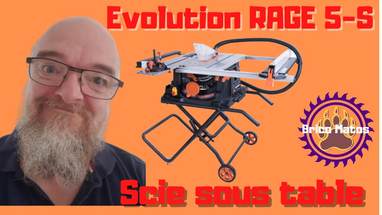 Evolution Rage5-S la scie sous table ! - YouTube