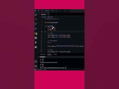 References in C++ pt-1 #ytshorts #shortvideos #viral #programming #coding #shortsviral #js # ...