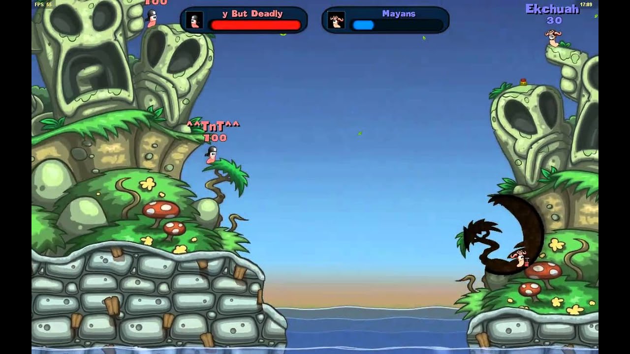 Worms Reloaded - Forts Pack - Mission 1 - YouTube