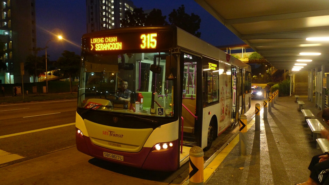SBS Transit Bus Service 315, SBS5159U - YouTube