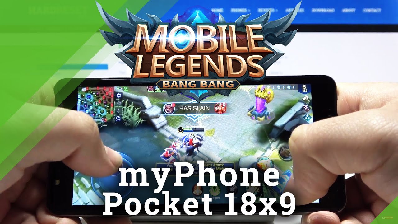 Mobile Legends on myPhone Pocket 18x9 – Game Play - YouTube