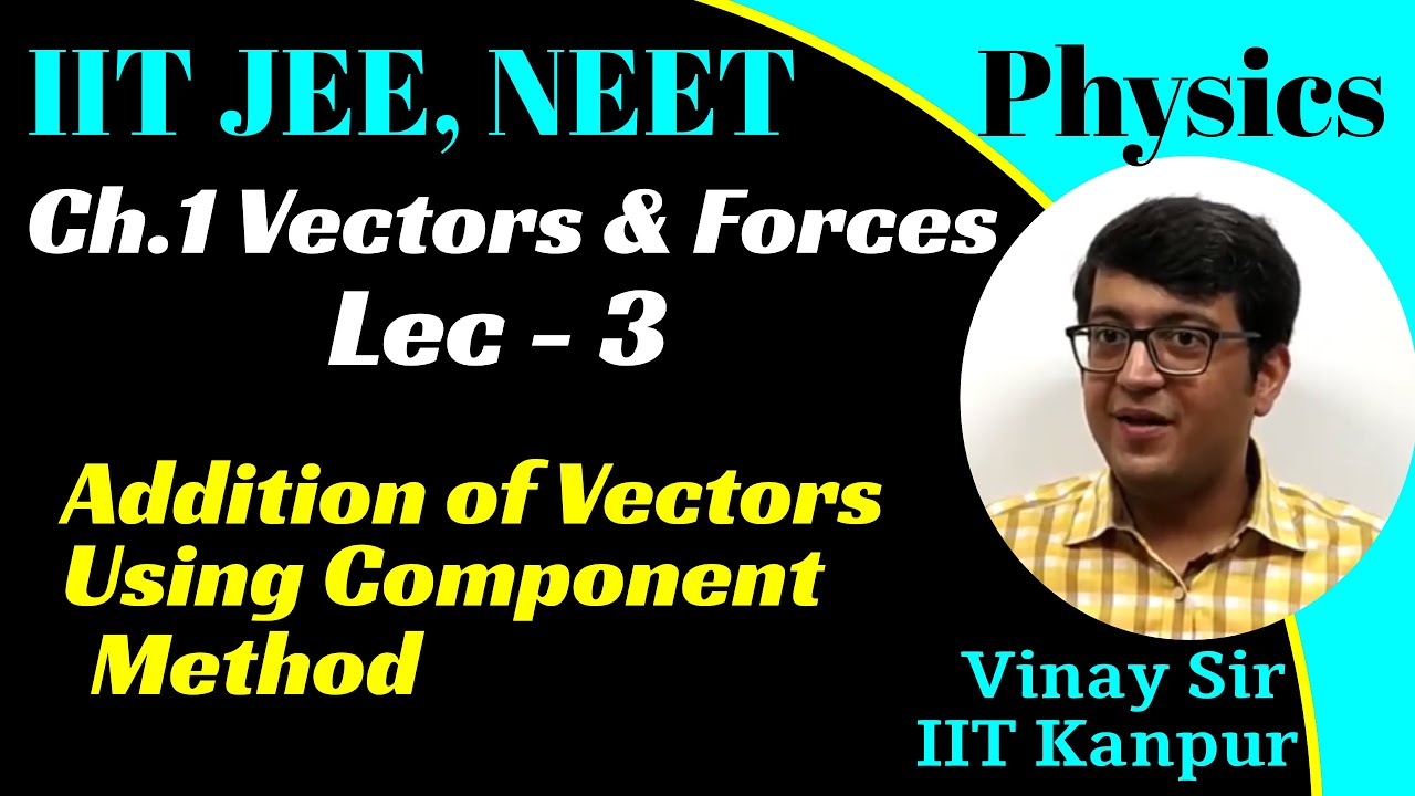 Ch.1 Vectors & Forces Lec3. Addition Using Component Method | Class 11 ...