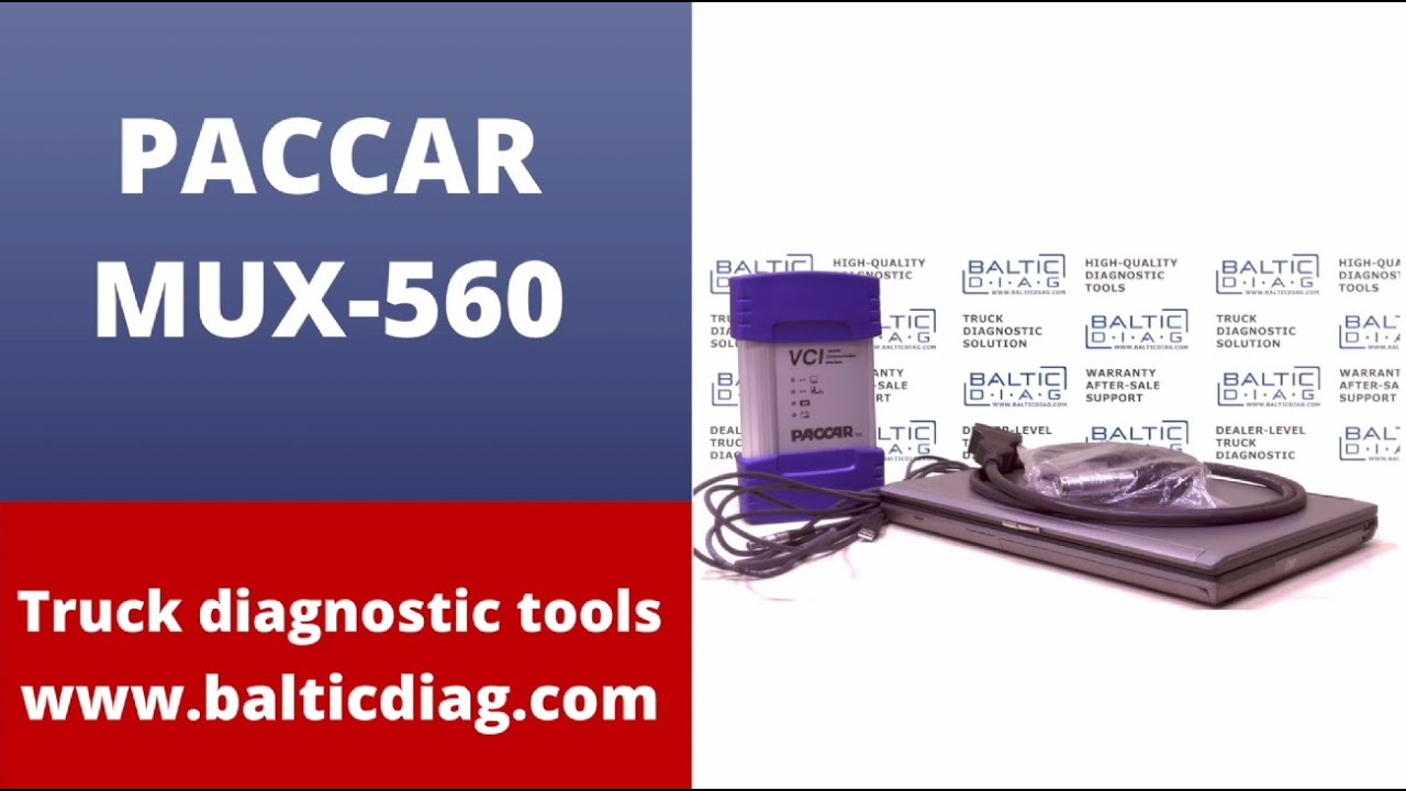 (LAPTOP INCLUDED) LATEST DAF / PACCAR VCI-560 MUX - YouTube