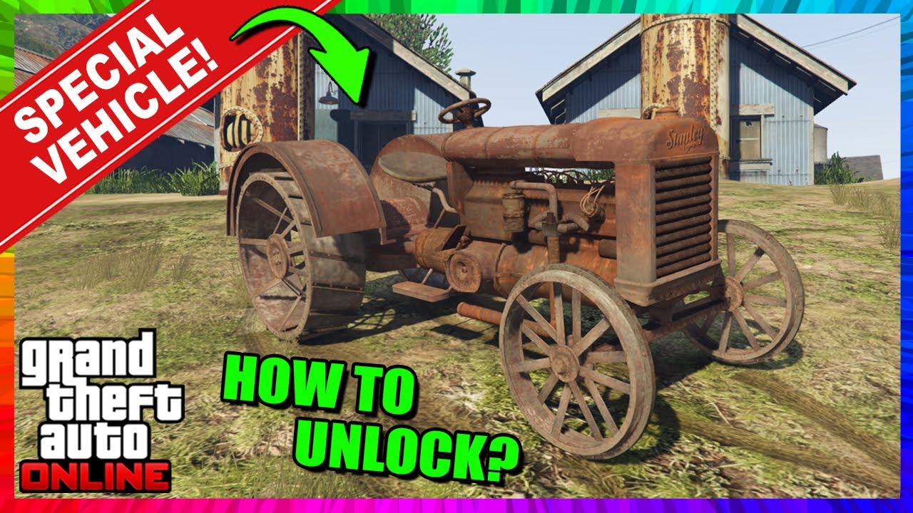 How To Unlock The Rusty Tractor *How To Spin The Arena War Wheel* | GTA ...