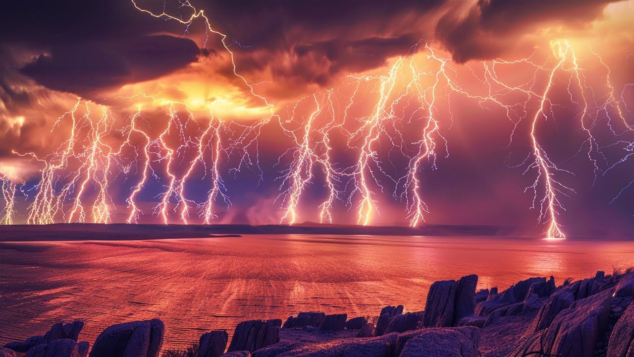 Very Heavy Thunderstorm Sounds for Sleeping | Strong Rainstorm ...