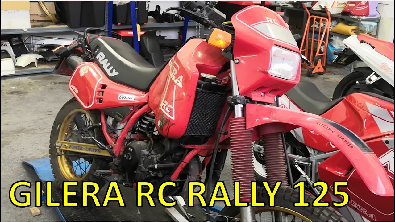 Gilera RC Rally 125 - conservata! - YouTube