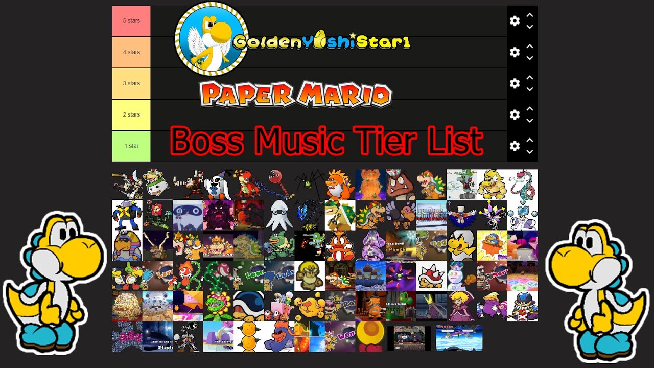 RANKING ALL Paper Mario Boss Themes (TIER LIST) - YouTube