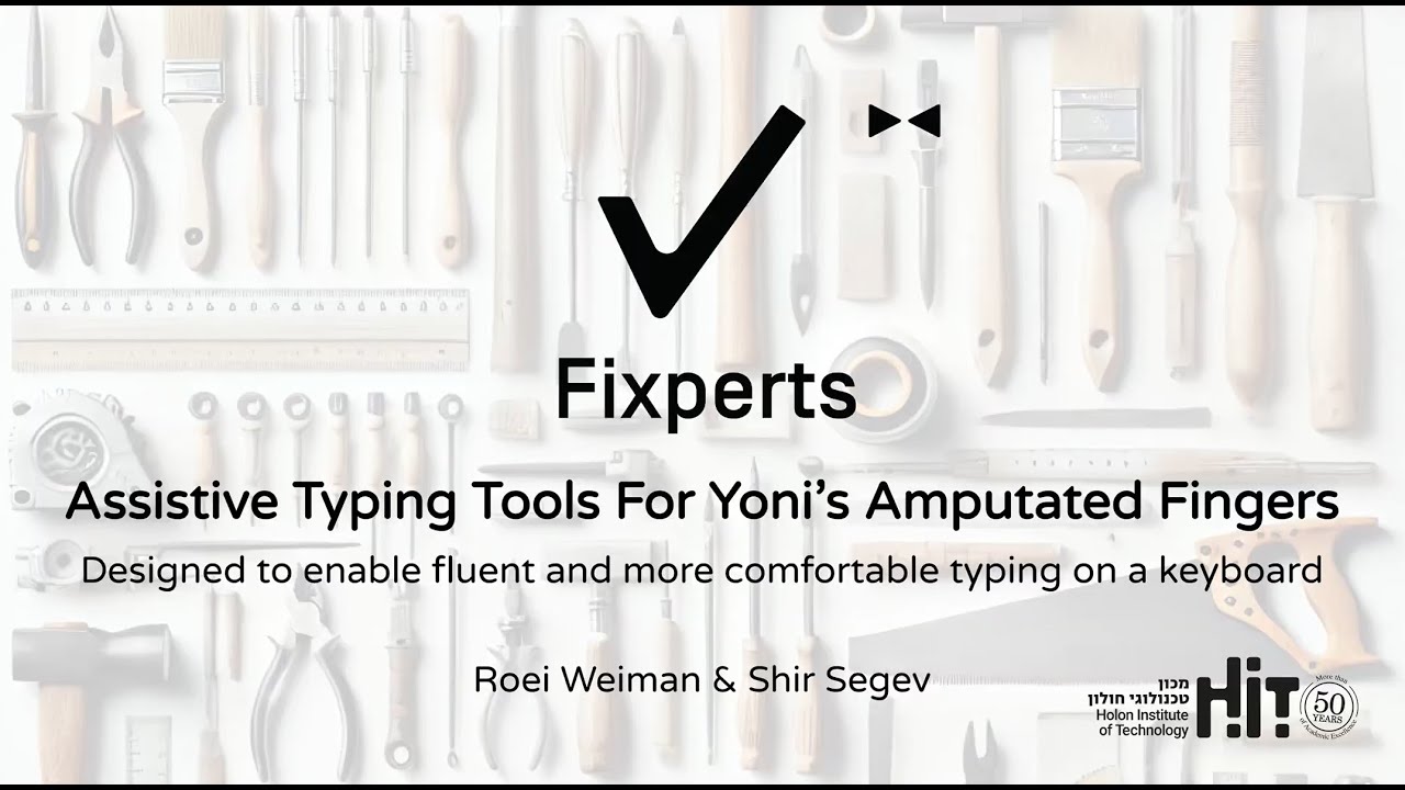 Assistive Typing Tools for Amputated Fingers - YouTube