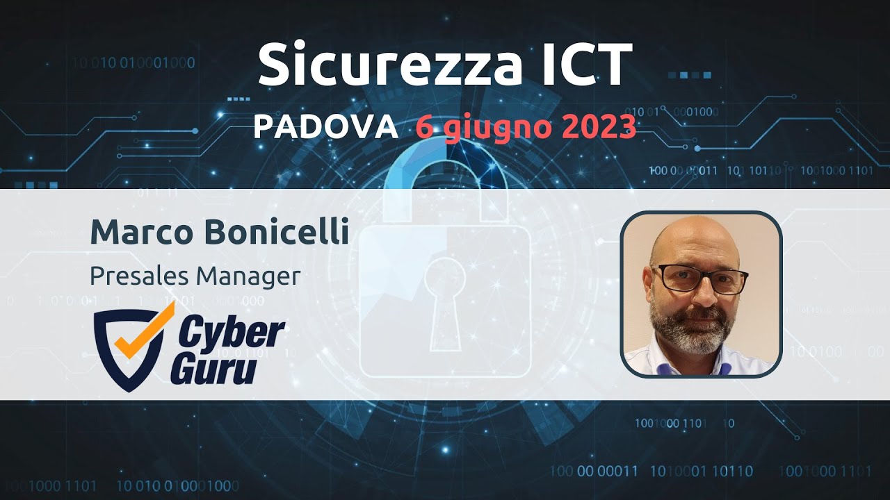 Sicurezza ICT Padova 2023 - Intervista a Marco Bonicelli - YouTube