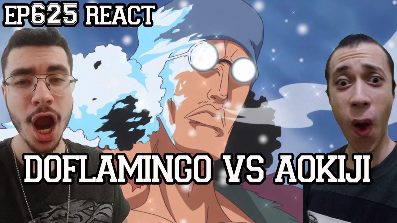 AOKIJI NÃO TA PRA BRINCADEIRA, DOFLAMINGO VS AOKIJI (Final) - One Piece ...