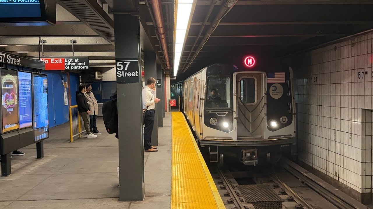 R160 M Trains Begin/End At 57th Street - YouTube