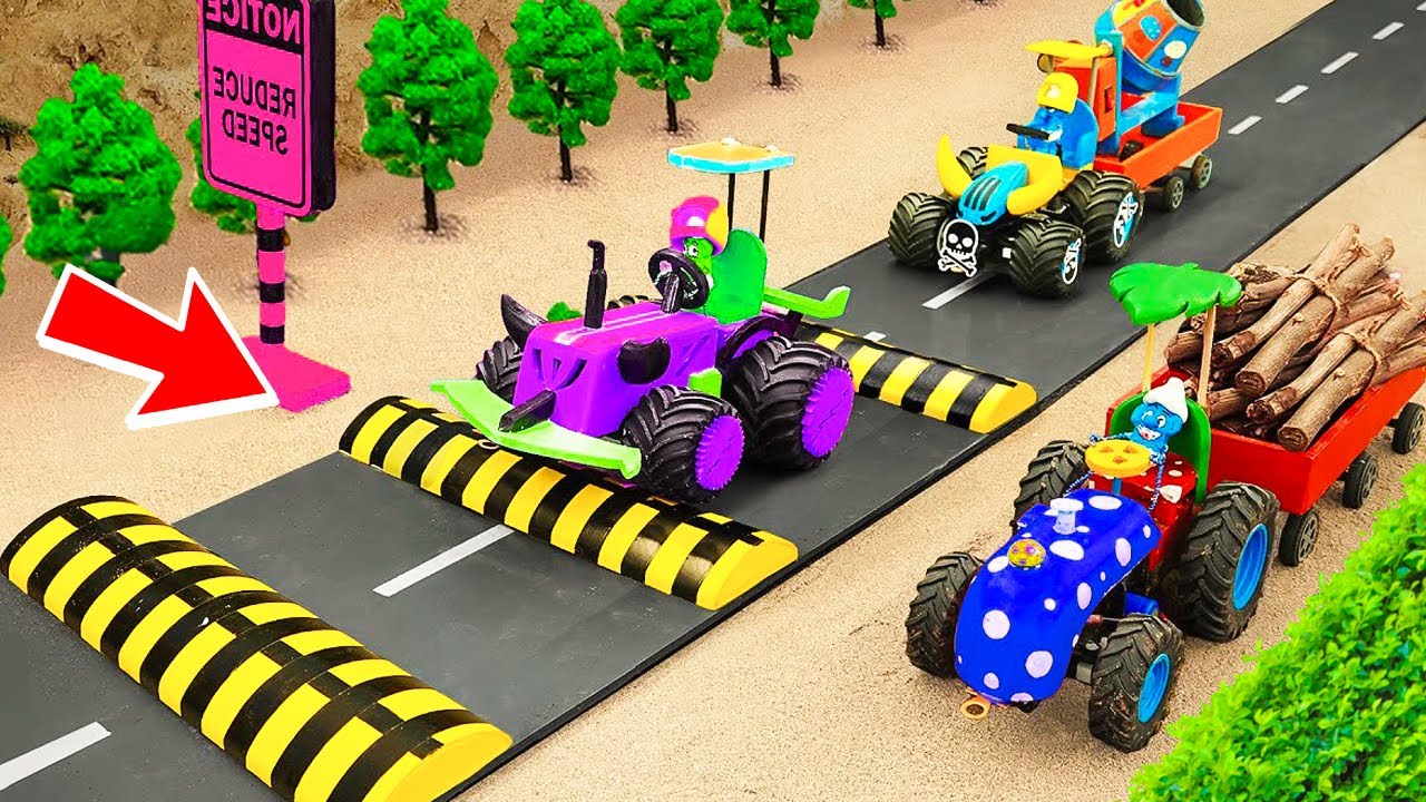 Diy construction vehicles: creating concrete roads with a mini ...