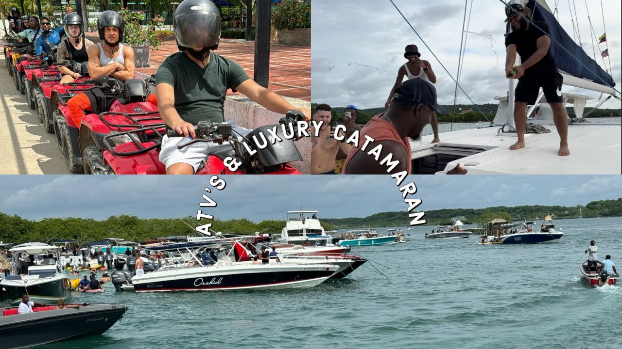 ATV TOUR & LUXURY CATAMARAN IN CARTAGENA - YouTube